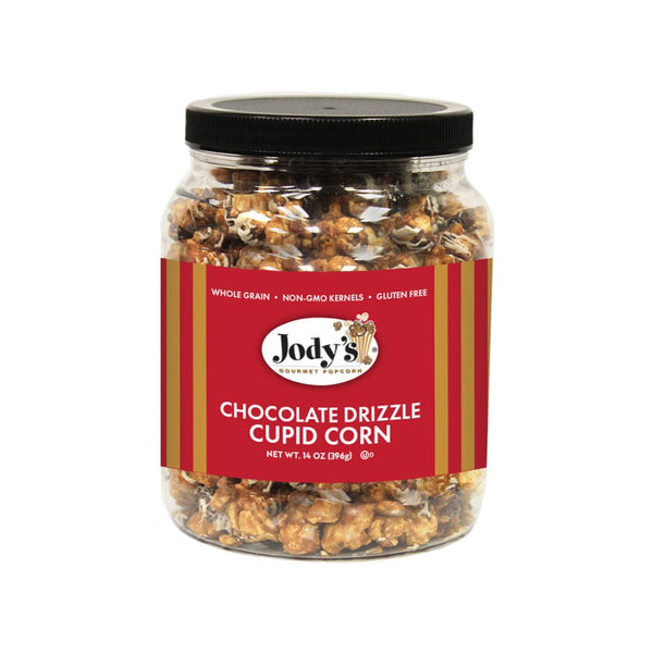 Chocolate Drizzle Cupid Corn Jar – Jody's Popcorn